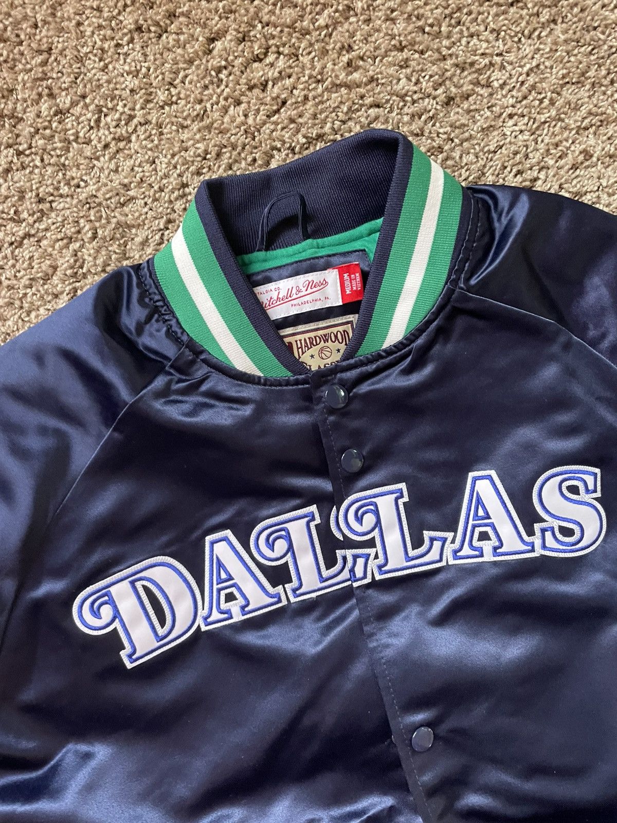Mitchell & Ness Dallas Mavericks Varsity Jacket Vintage Medium | Grailed