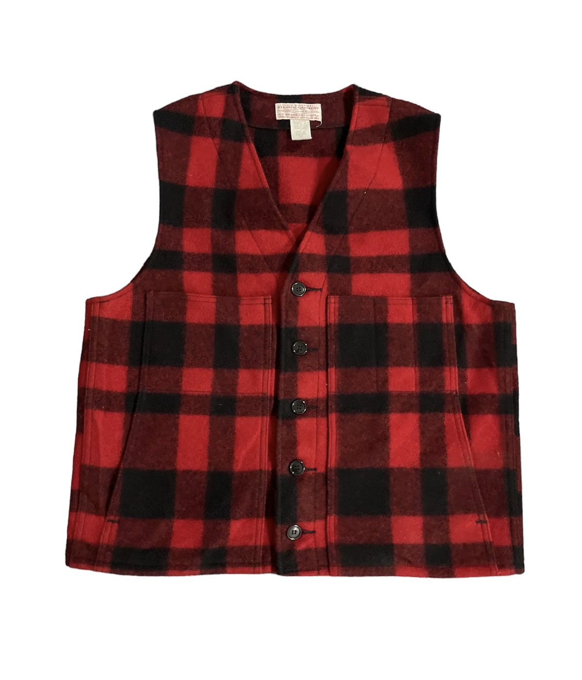 Filson × Vintage Vintage Filson Garment Mackinaw Wool Vest | Grailed