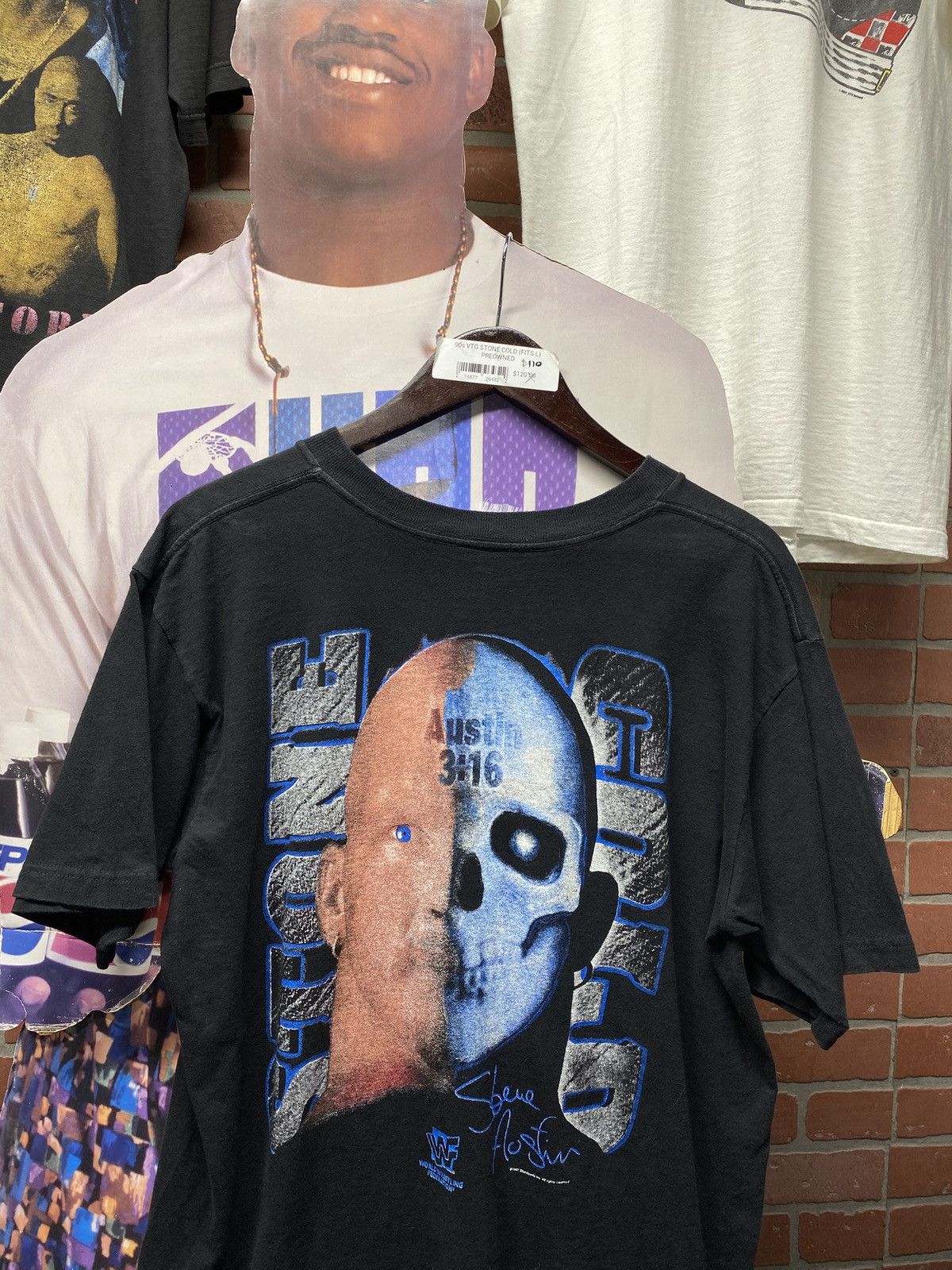 Vintage × WWF Vintage 90’s WWF Stone Cold Steve Austin Tee Shirt Large ...