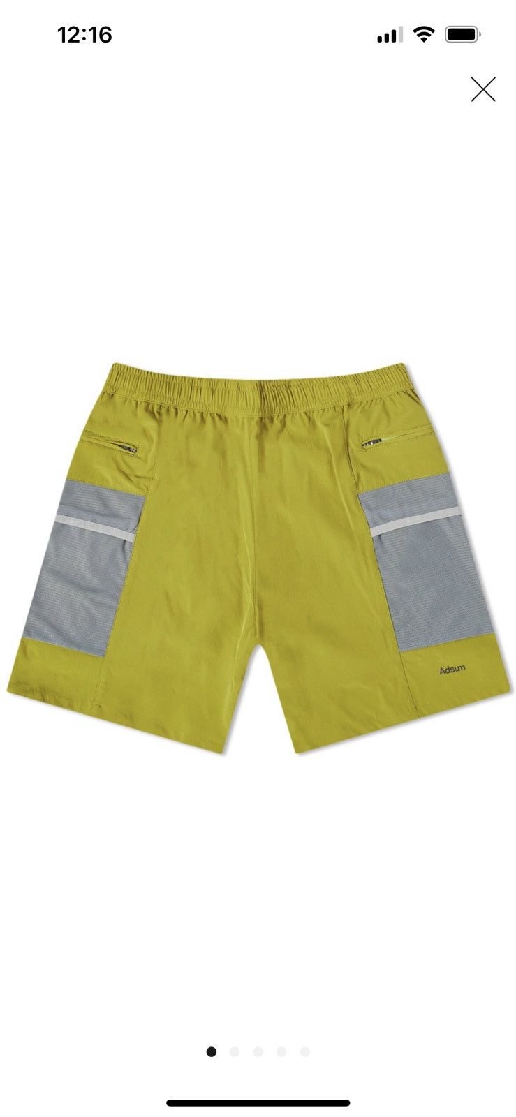 Adsum Adsum Cargo Trail Short Lime Green | Grailed