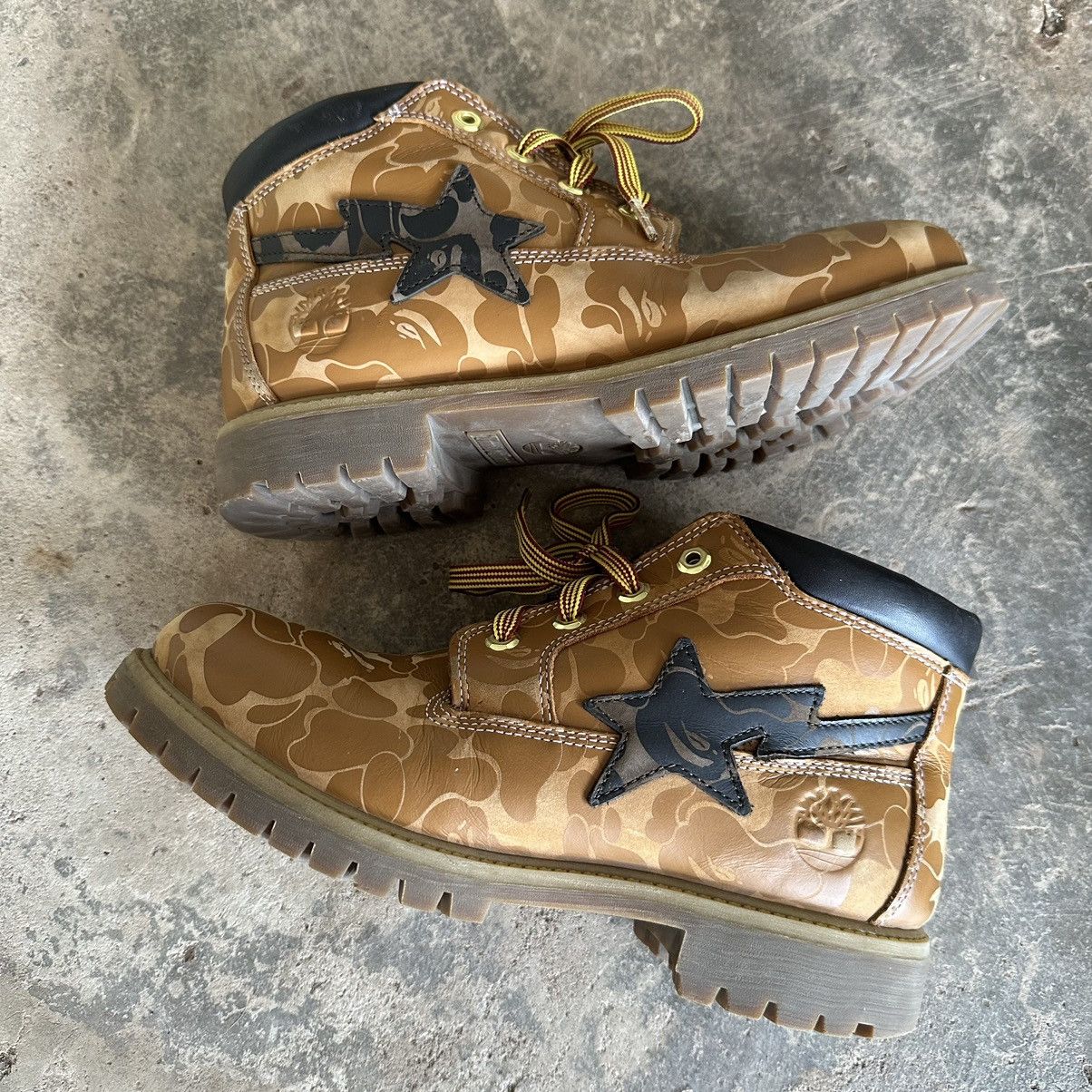 Bape × Timberland Bape x Timberland Chukka Boots | Grailed