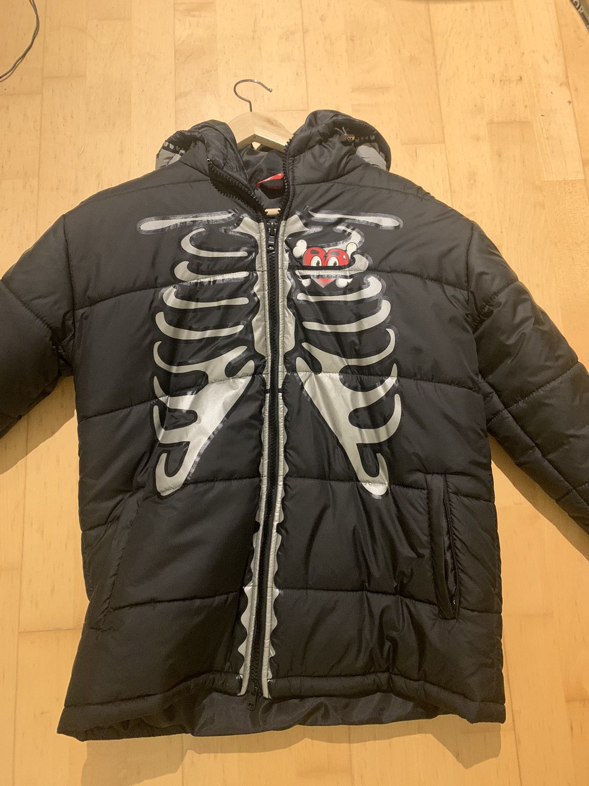 Glo Gang Glogang puffer skull jacket | Grailed