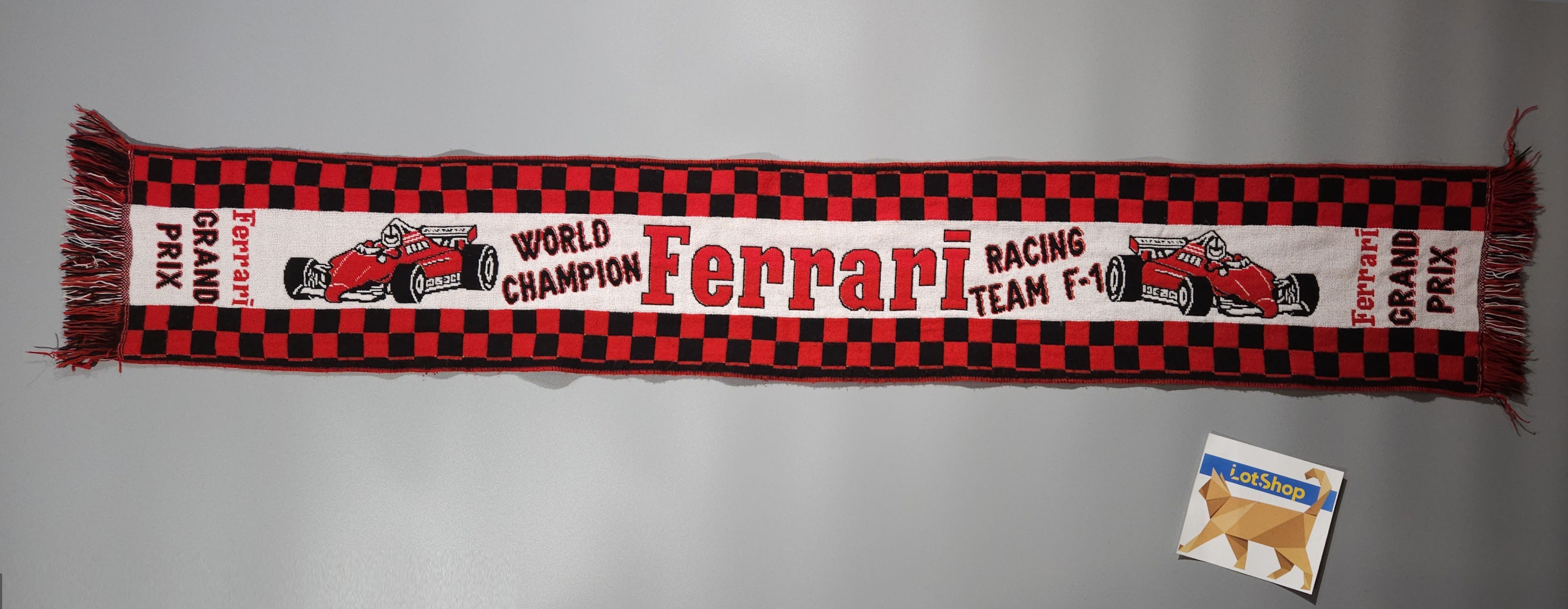 Ferrari × Racing × Vintage Vintage Scarf Ferrari F1 Formula 1 One ...