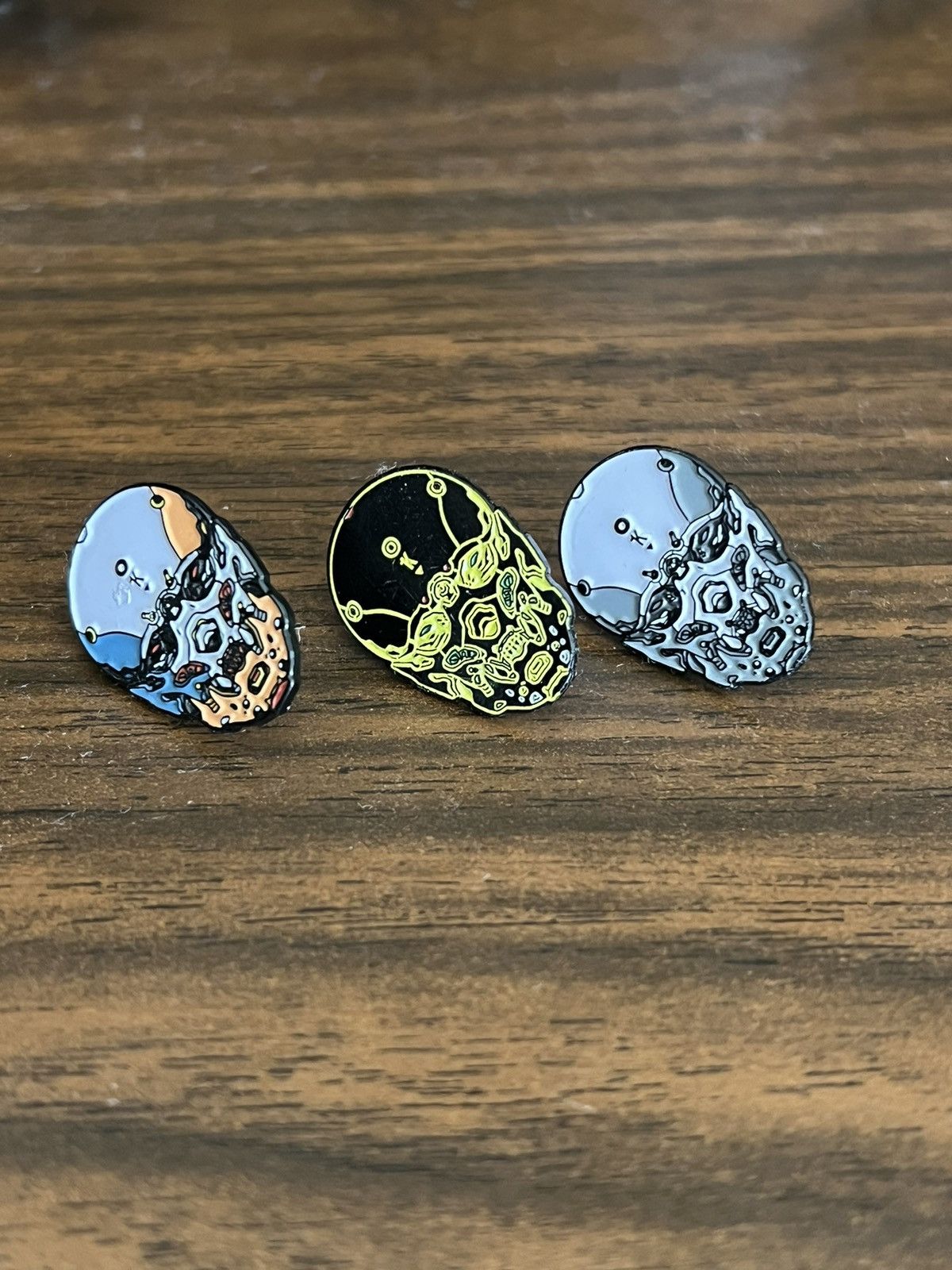 Avant Garde 1KCorp/1000 Deaths Cyber Skull Enamel Pins | Grailed