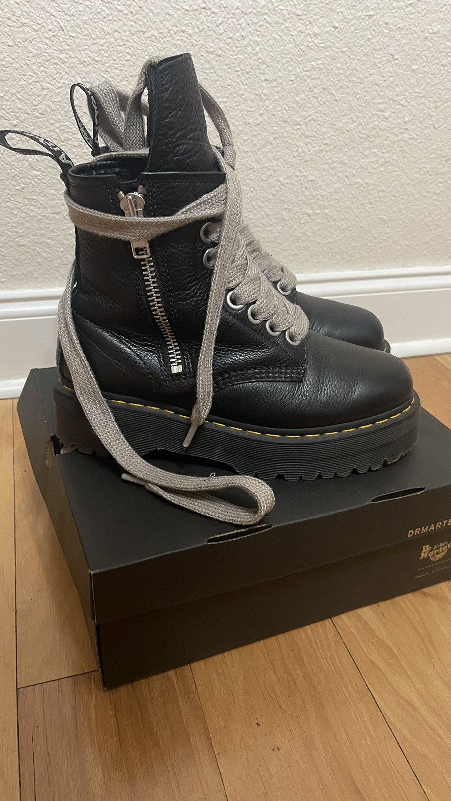 Rick Owens Rick Owen x Dr Martens 1460 Boot | Grailed