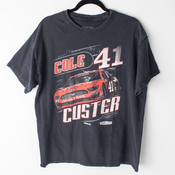NASCAR 2020 COLE CUSTER #41 HAAS SzLarge CAMBER BLACK NASCAR SHORT ...