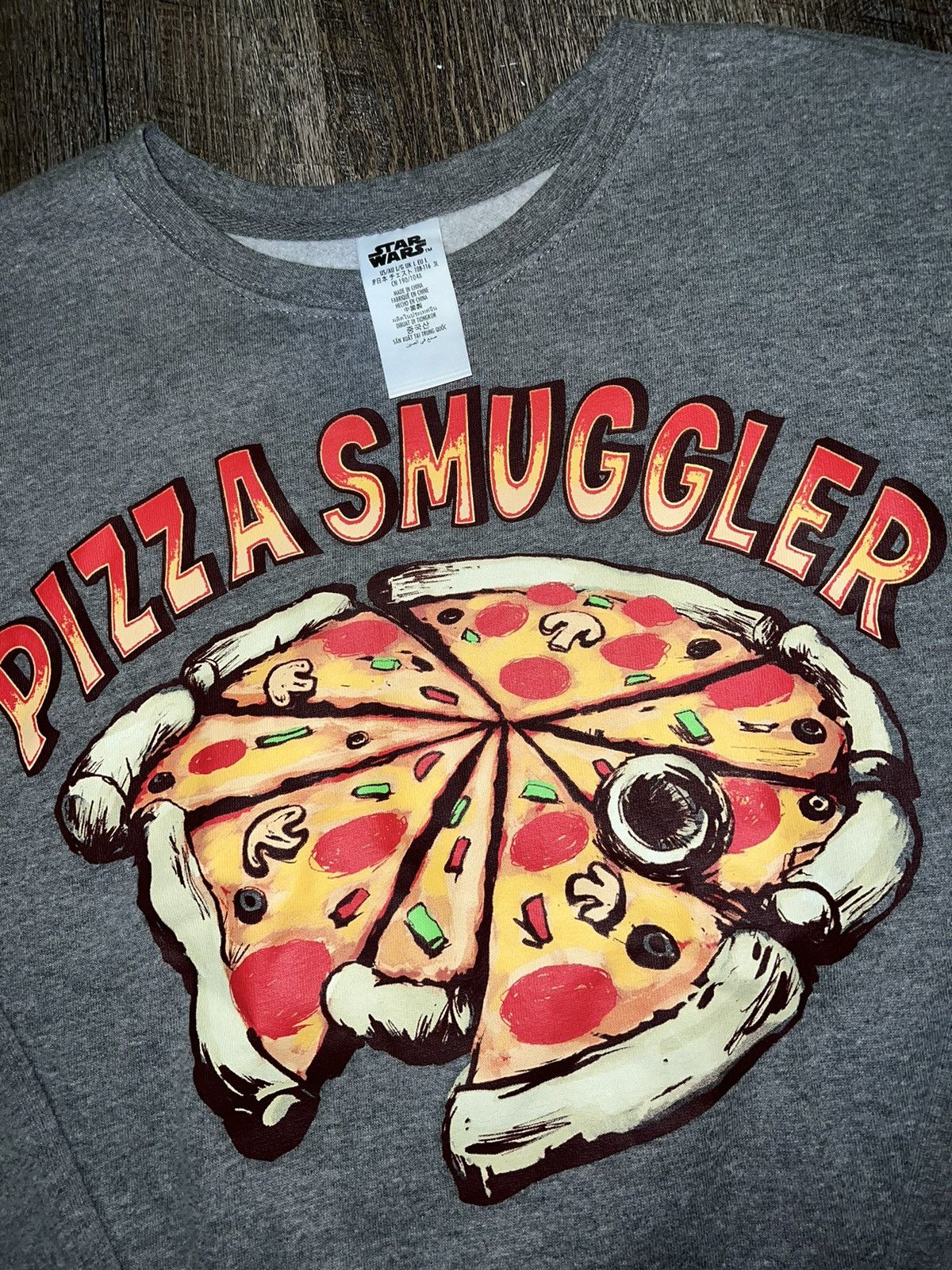 Disney Star Wars Pizza Smuggler Millennium Falcon Disney Sweater | Grailed