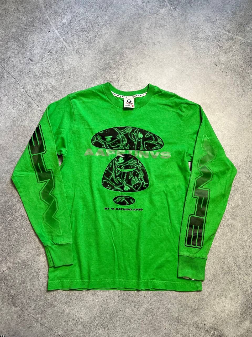 Aape × Bape Aape by A Bathing Ape BAPE UNVS Big Logo Long Sleeve | Grailed