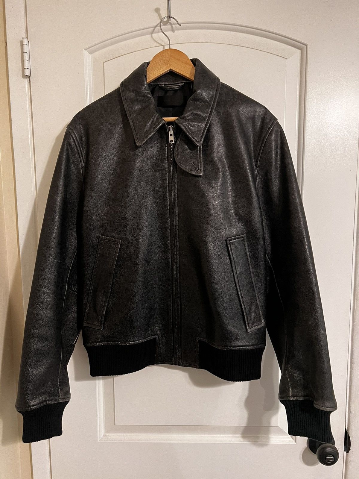 Helmut Lang Helmut Lang Leather Bomber Jacket | Grailed
