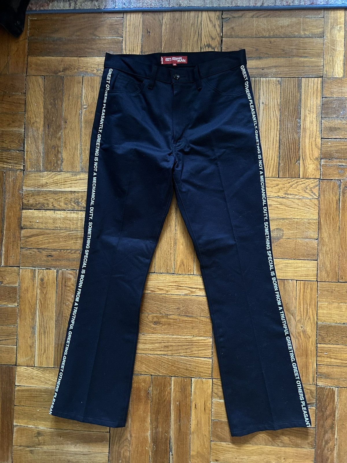 Junya Watanabe × Levi's Junya Watanabe SS02 Poem Bootcut Flare Pants ...