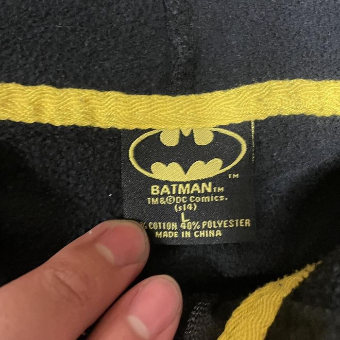 Vintage Vintage Y2K Batman Logo Grunge Zip up hoodie | Grailed