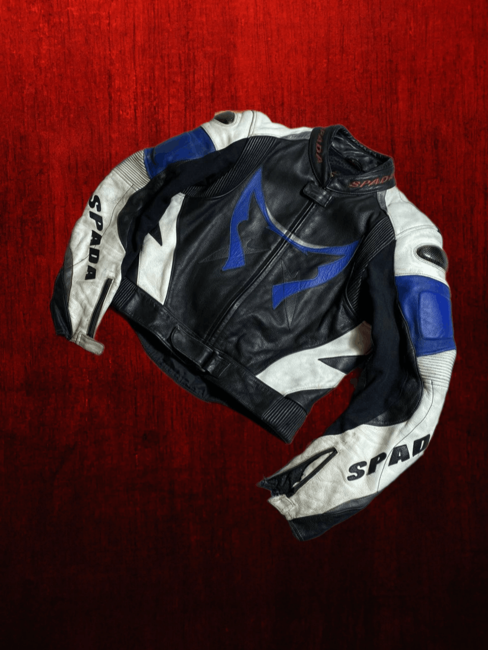 Leather Jacket × Racing × Vintage SPADA vintage racing leather jacket ...