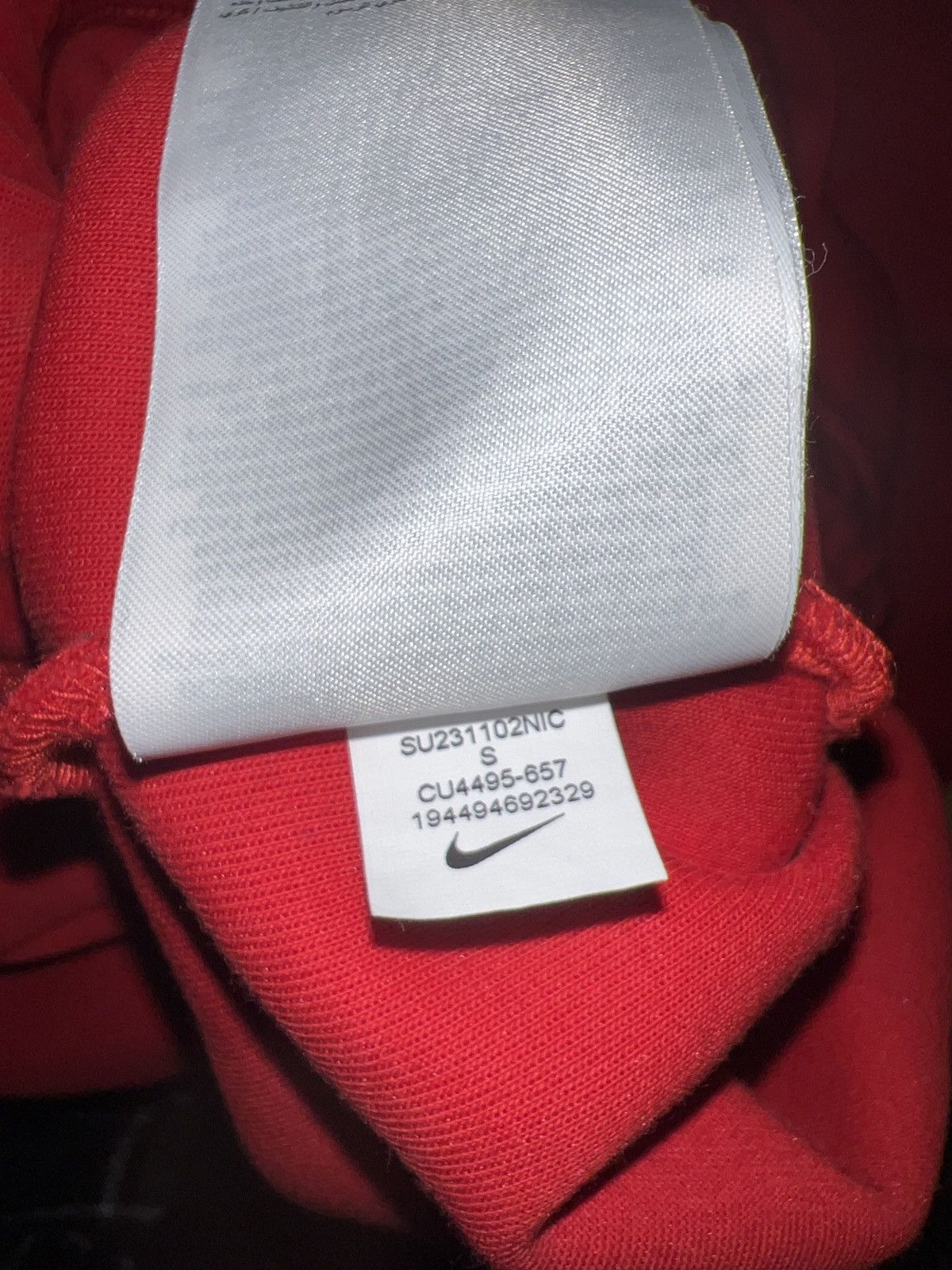 Nike Nike tech fleece red full set | Grailed