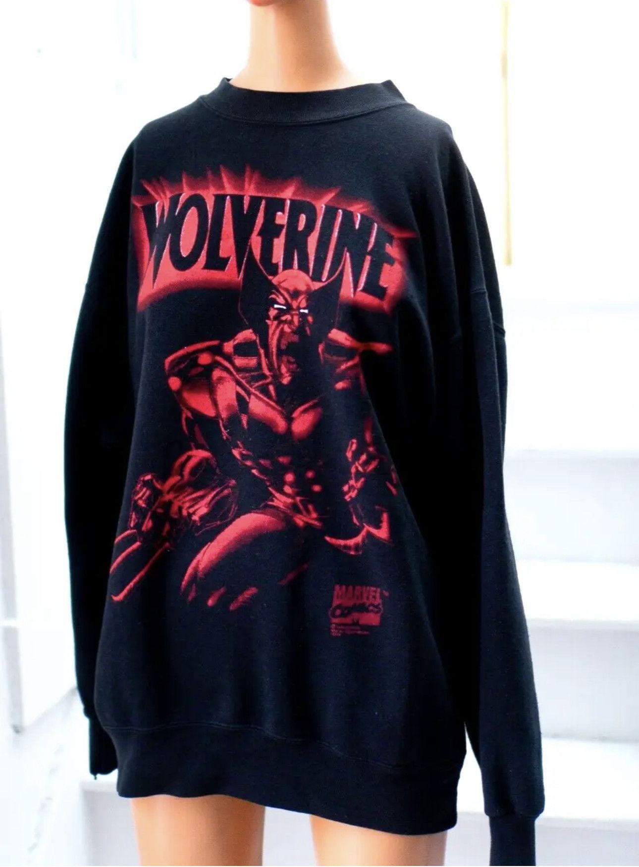 Marvel Comics × Vintage Vintage Marvel X-Men Wolverine 1994 Sweatshirt ...
