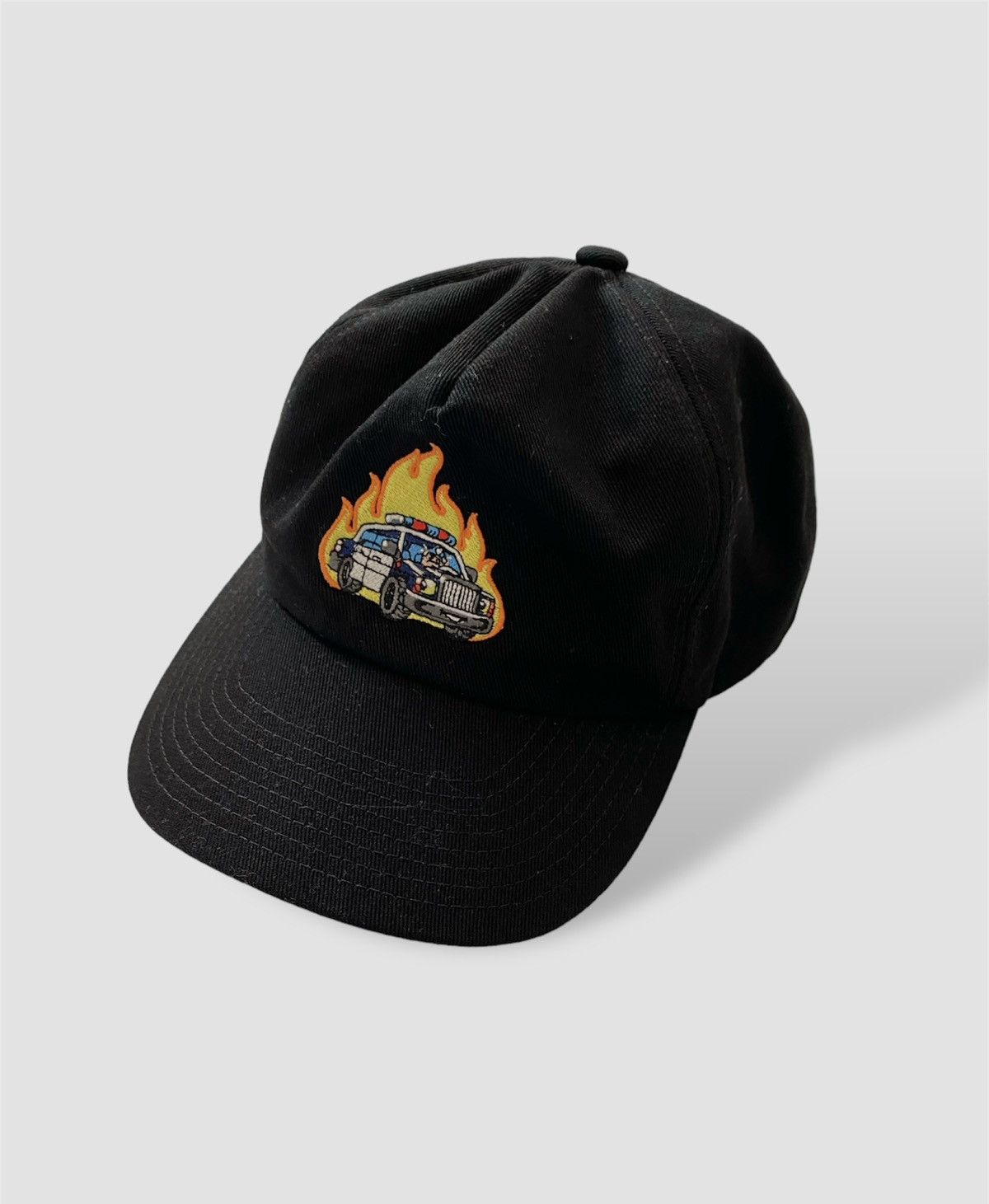 Huf × Skategang × Streetwear Huf Roasted Flaming Police Car Cap Rare ...