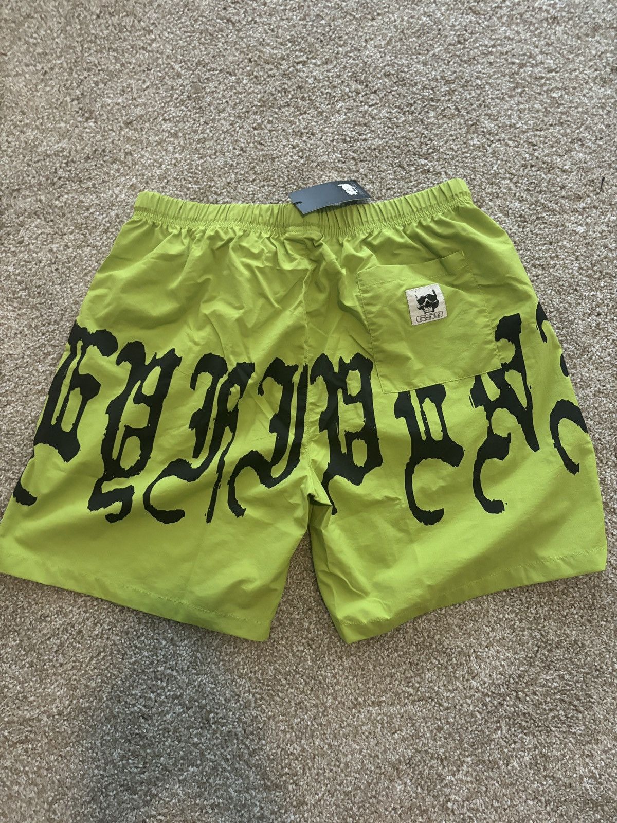 Fuck The Population × G59 Records × Streetwear Razor G59 Green shorts ...