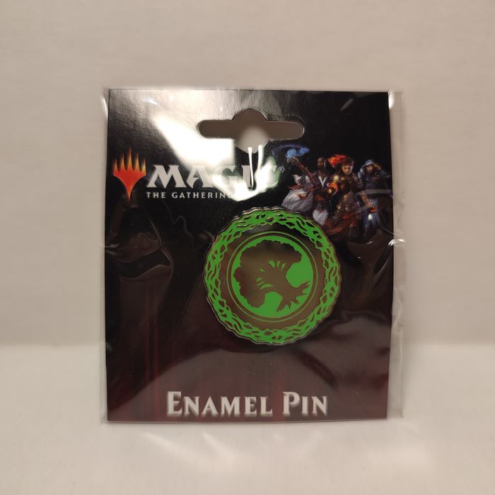 Other Magic The Gathering Green Forest Mana Enamel Pin Official | Grailed