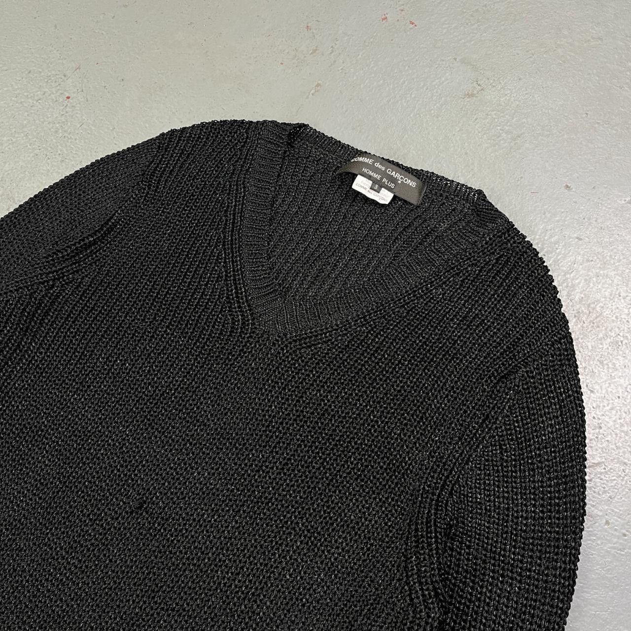 Comme Des Garcons Homme Plus CDG Homme Plus Black Loose Knit | Grailed