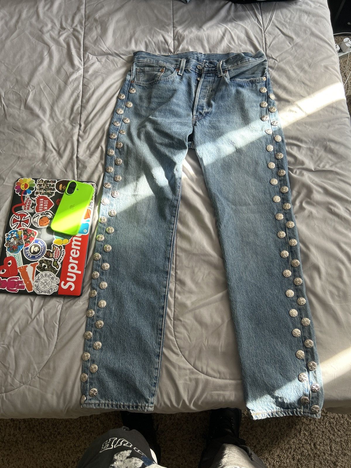 DENIM TEARS × Levi's Denim Tears Our Legacy 2Pac Jeans | Grailed