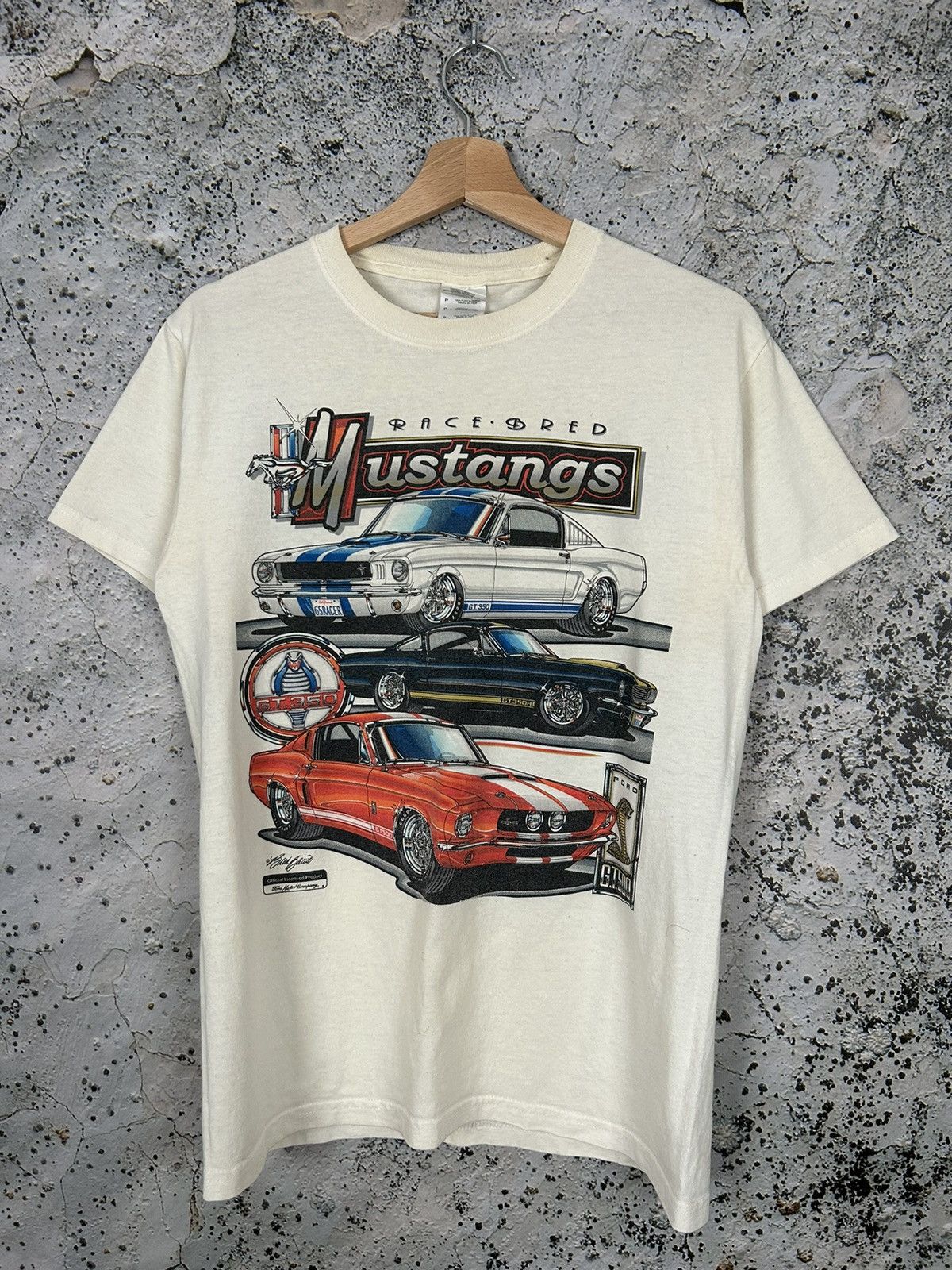Vintage Vintage Ford Mustang Racing Cars Graphic Tee 90s | Grailed