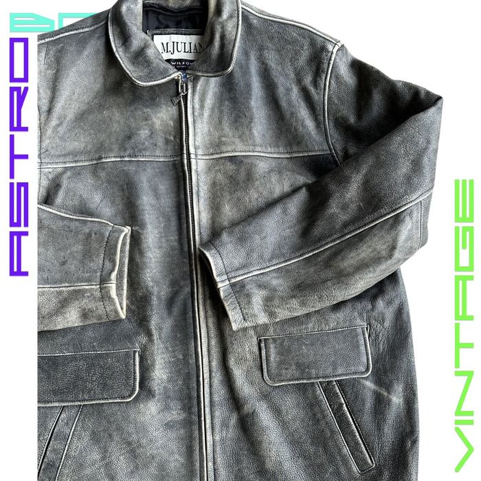 Wilsons Leather M.JULIAN BY WILSONS LEATHER ANTIQUE LEATHER JACKET_ XL ...
