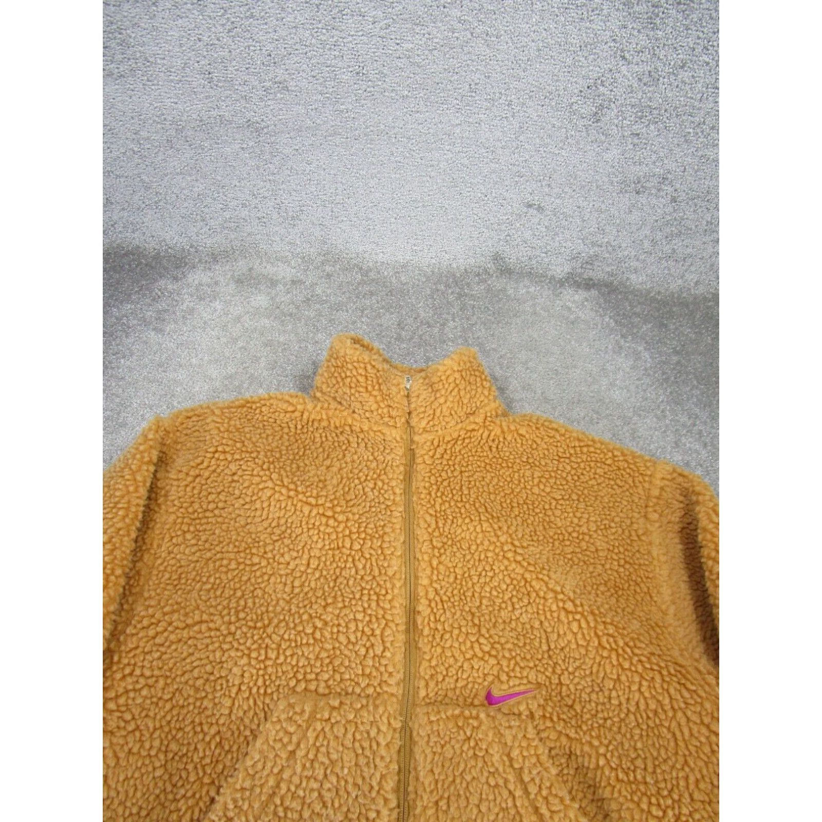 Nike Nike Jacket Womens Xl Tan Sherpa Mock Neck Outdoor | Grailed