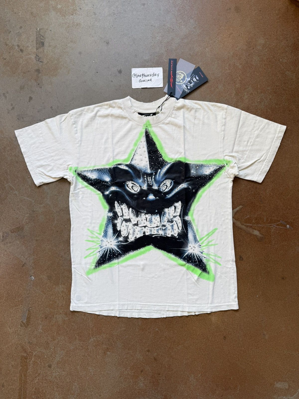 HELLSTAR HELLSTAR Star Tee White Large | Grailed