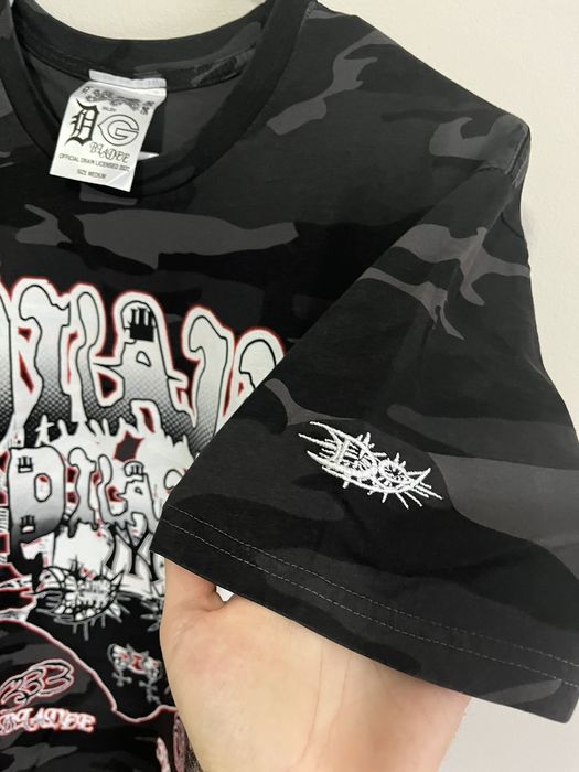 Sad Boys Bladee Face Shield NYC Exclusive T-Shirt Black Camo | M | Grailed