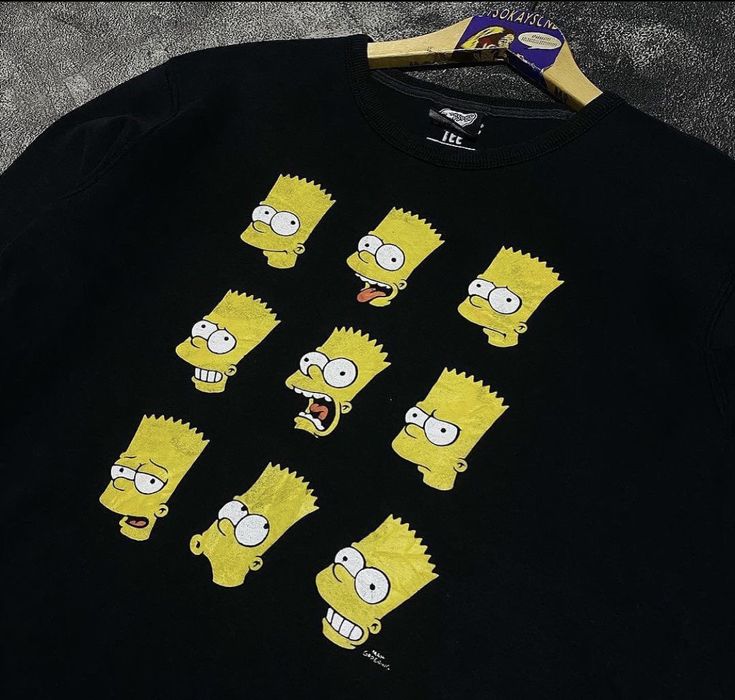 The Simpsons Rare The simpsons x Spao icon logo crewneck | Grailed