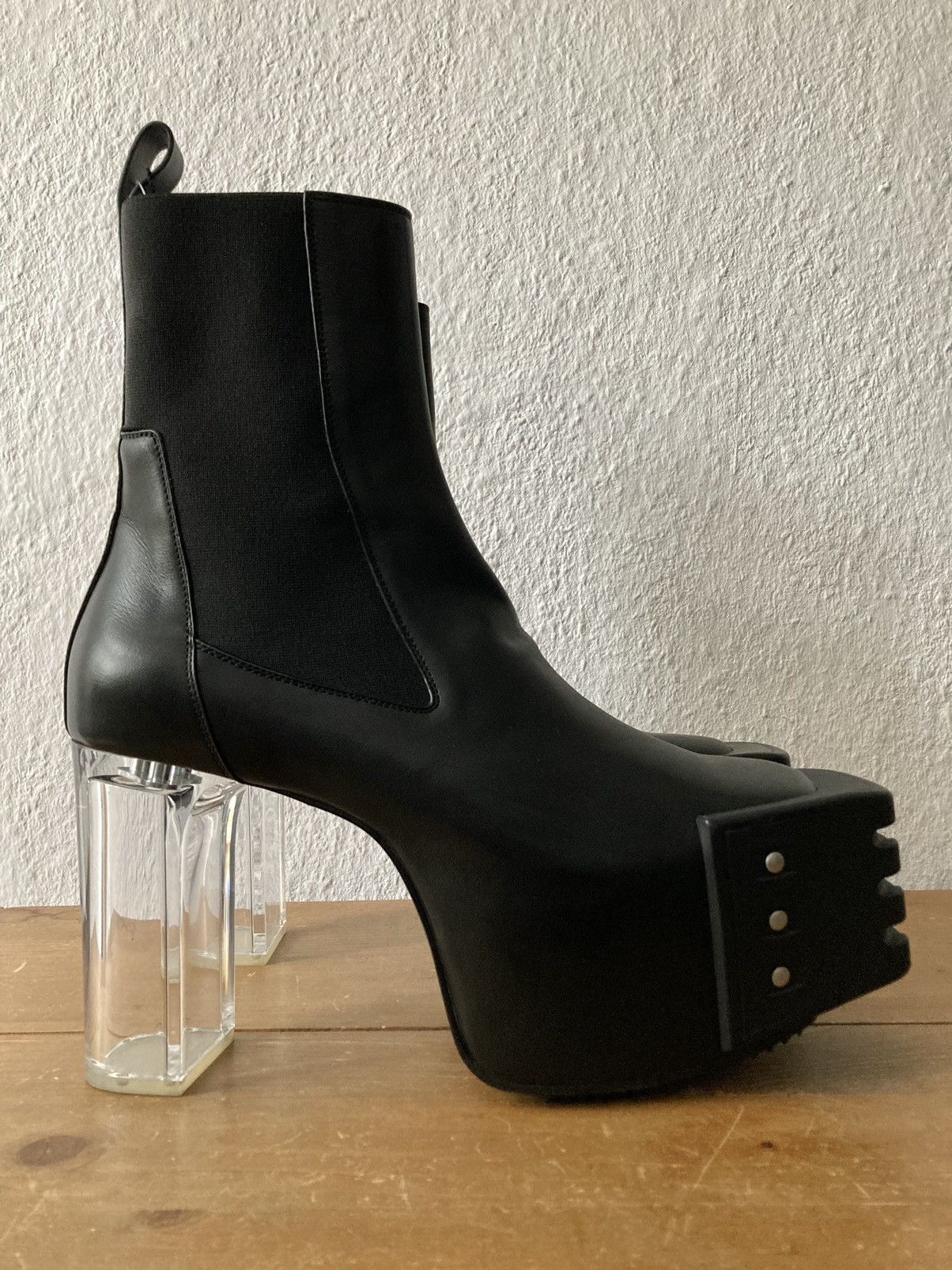 Rick Owens Rick Owens Grilled Kiss Platform Heeled Boots IT44 | Grailed