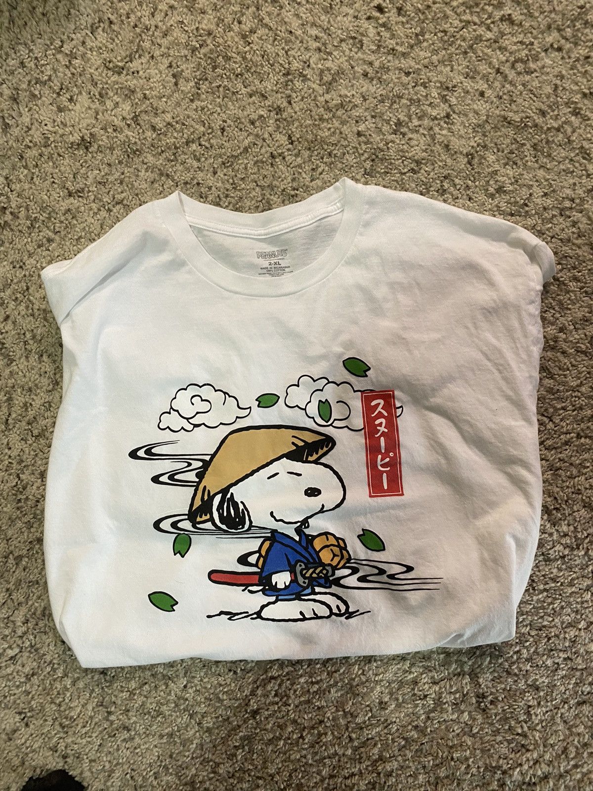 Japanese Brand × Streetwear × Vintage Samurai Snoopy T-Shirt | Grailed
