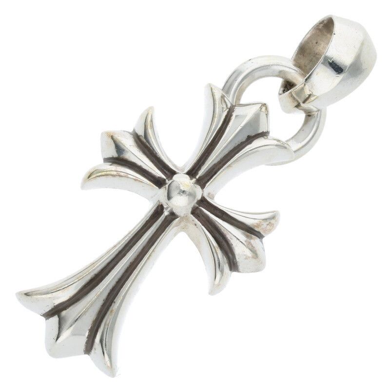 Chrome Hearts Small CH Cross Pendant w Bale | Grailed