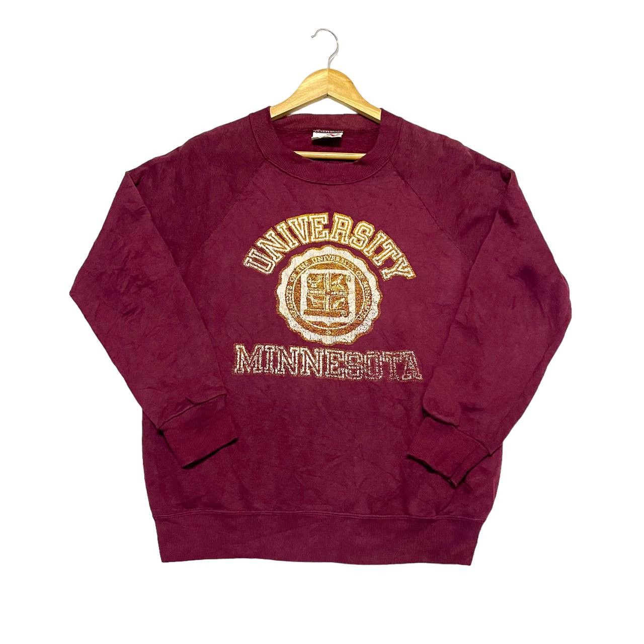 Very Rare vintage 90s University Minnesota Emblem Logo Sweatshirt | Grailed Very Rare vintage 90s University Minnesota Emblem Logo Sweatshirt | Grailed