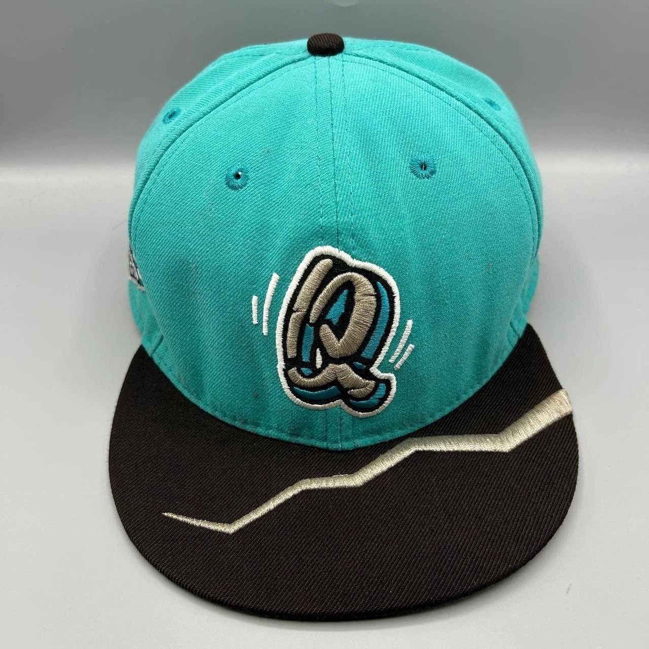 New Era Rancho Cucamonga Quakes Hat Men 8 Blue Black MiLB Fitted Cap ...
