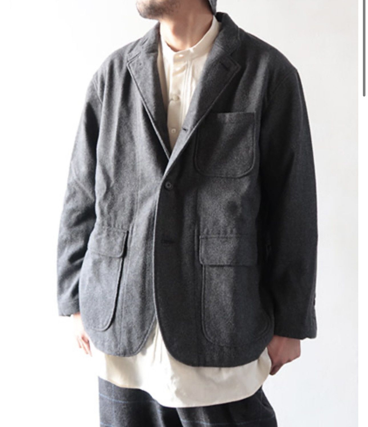 Engineered Garments Engineered garments loiter jacket heavy flannel ...