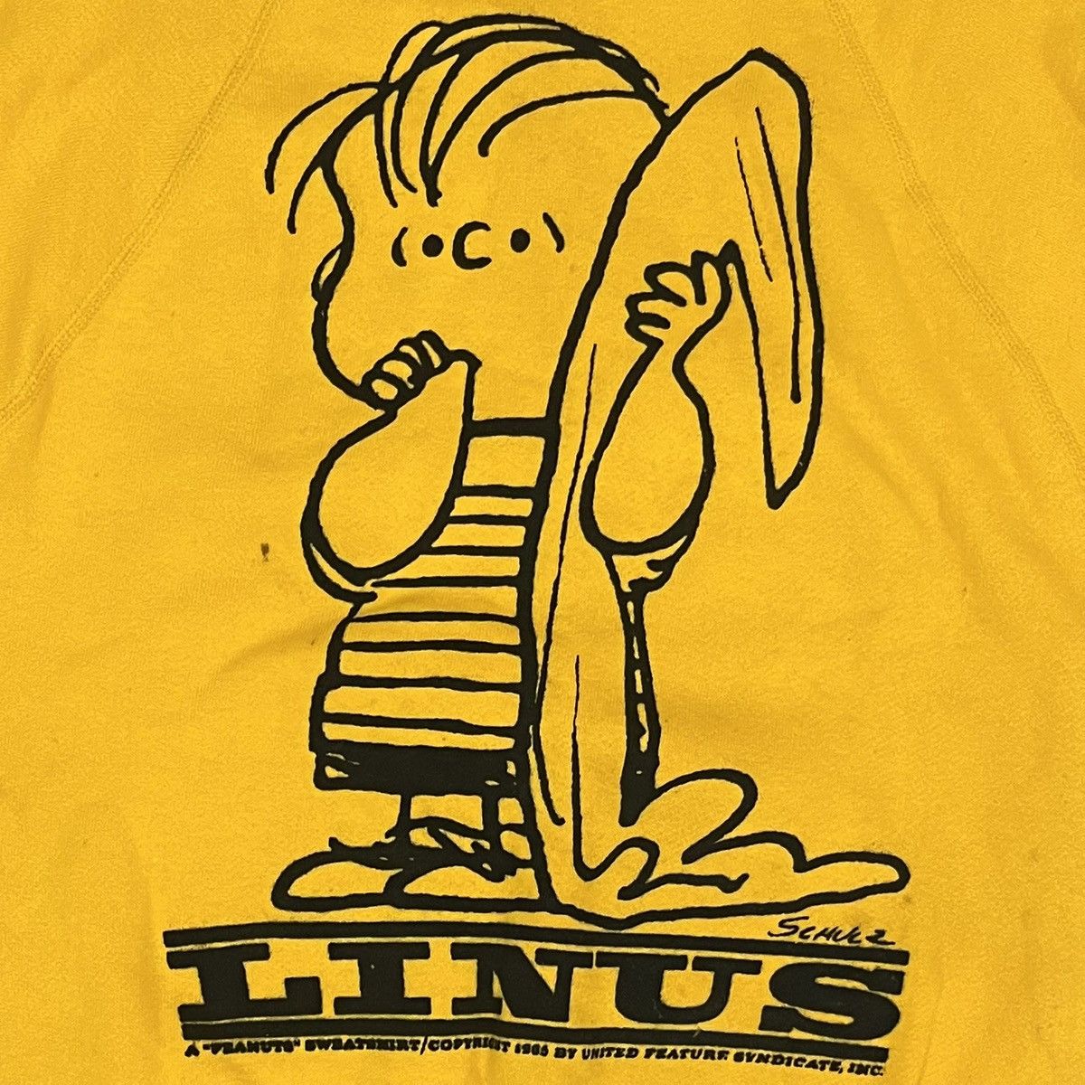 Vintage Vtg 1960s Mayo Spruce Peanuts Linus Crewneck Sweatshirt | Grailed
