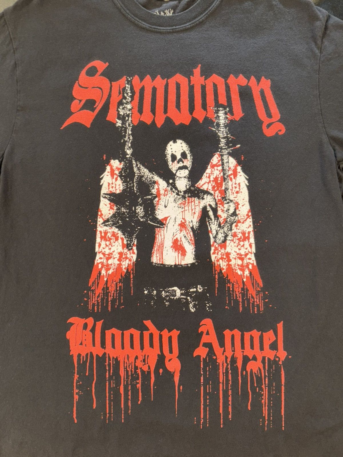 Haunted Mound Sematary bloody angel blood tearz tee | Grailed