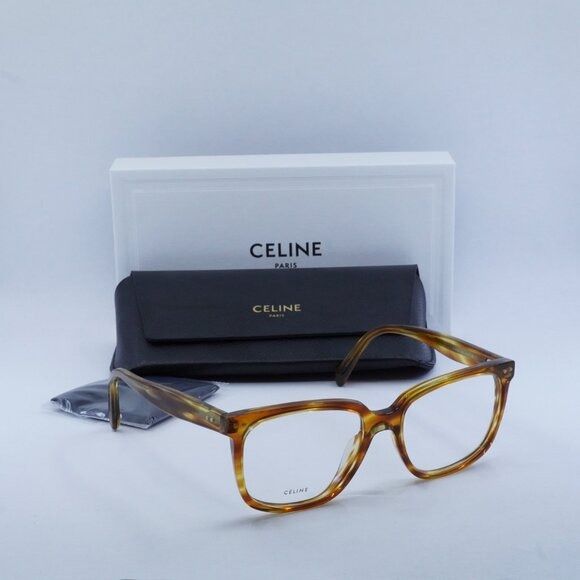 Celine 🕶️ New Celine CL50020I 056 Eyeglasses - Havana Frame | Grailed