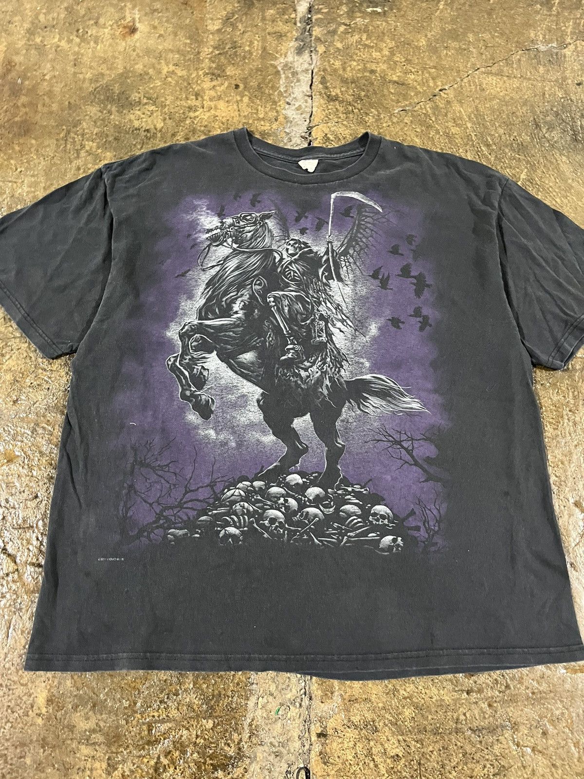 Affliction × Tapout × Vintage Crazy Y2K Affliction Style Skull Grunge ...