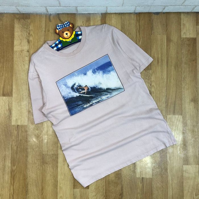 Vintage Rare 90s Surfing Big Print Vintage Tee T-Shirt Surf Style | Grailed