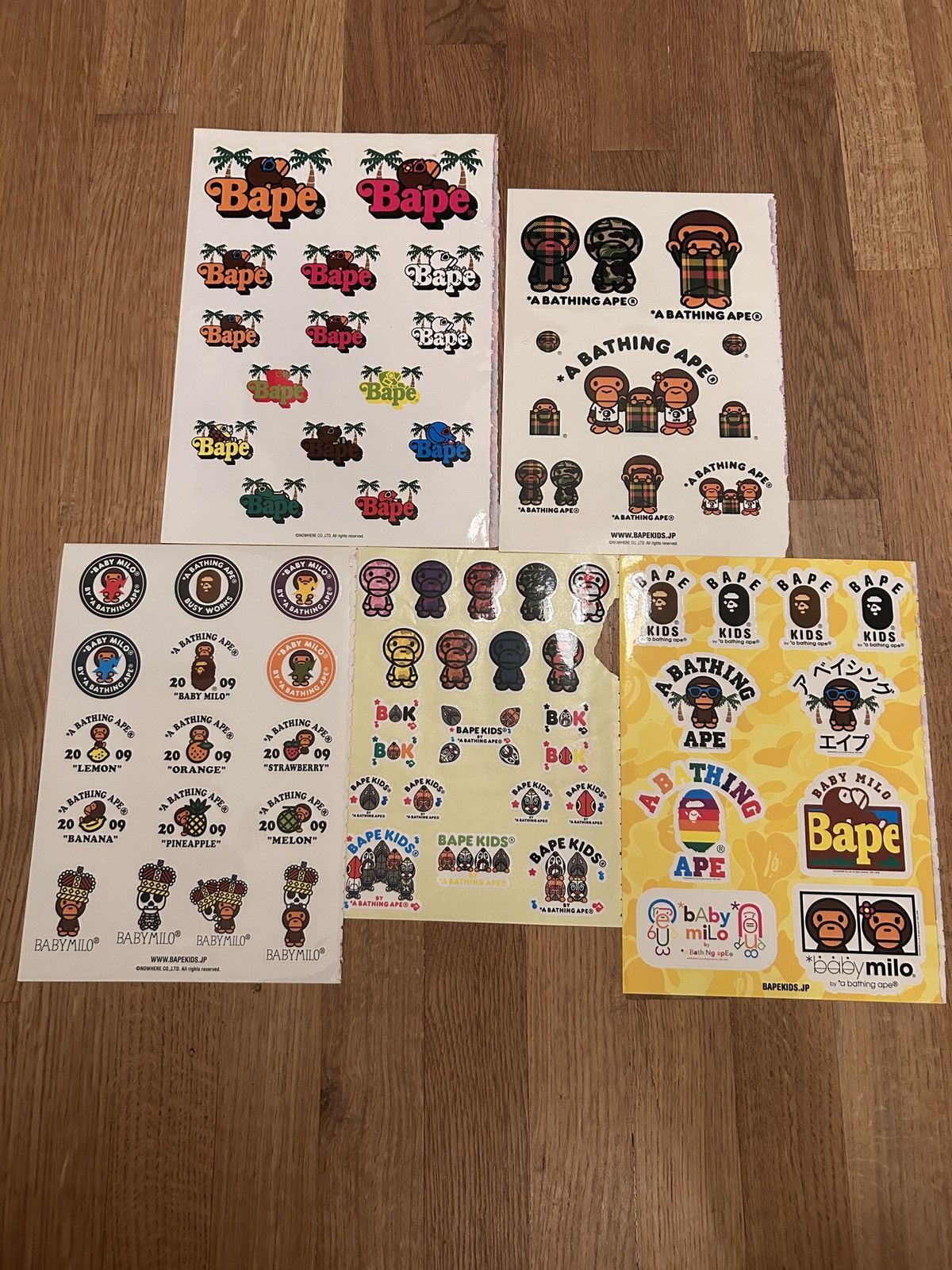 Bape × Nigo Bape Stickers 2000s | Grailed