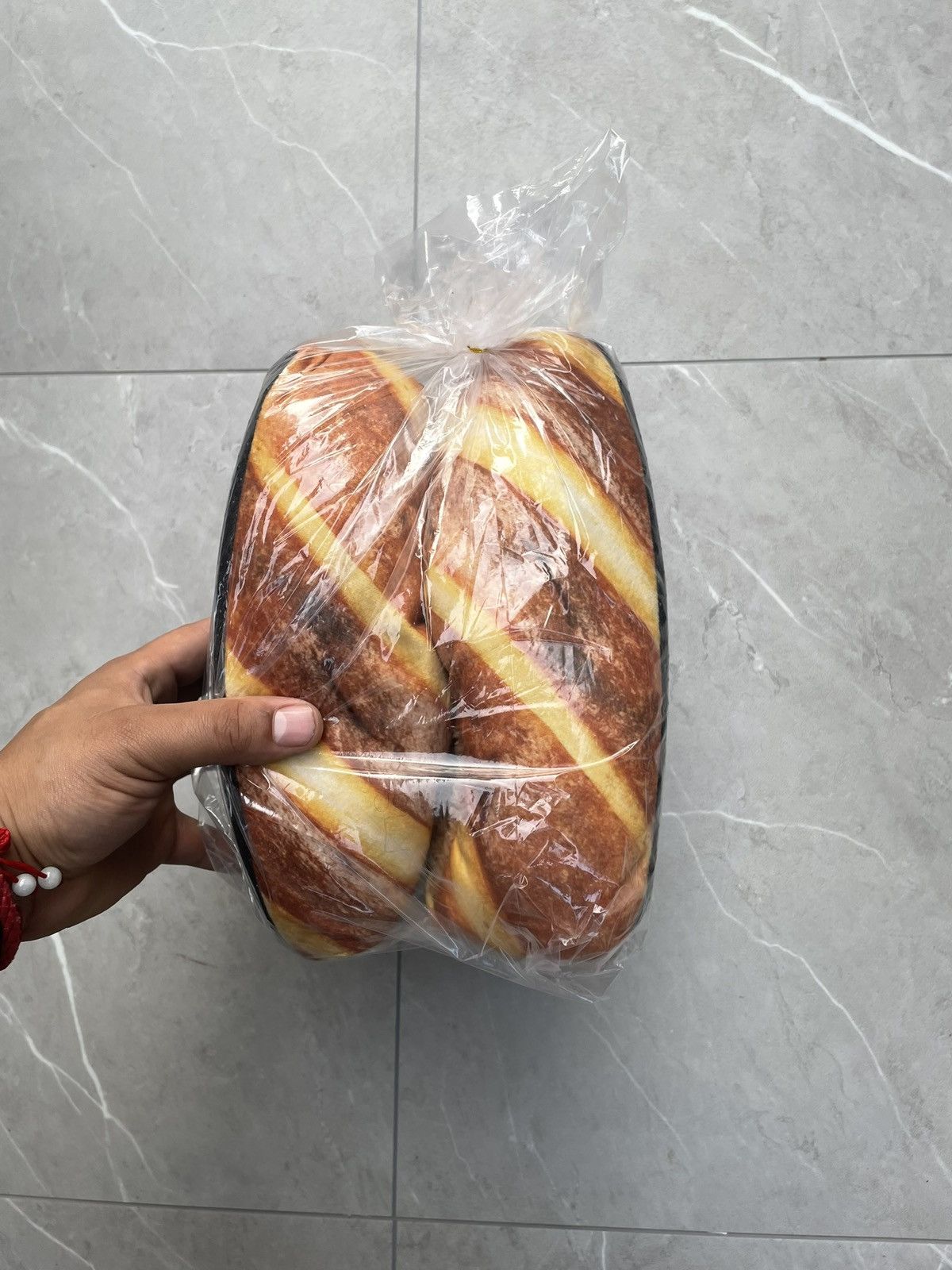 Japanese Brand Plush y2k Bread Loaf Slippers | Grailed