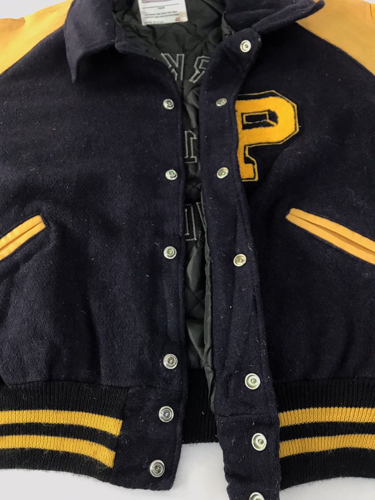 Delong Varsity Jackets × Leather Jacket × Vintage 90s DeLong Kaoru ...