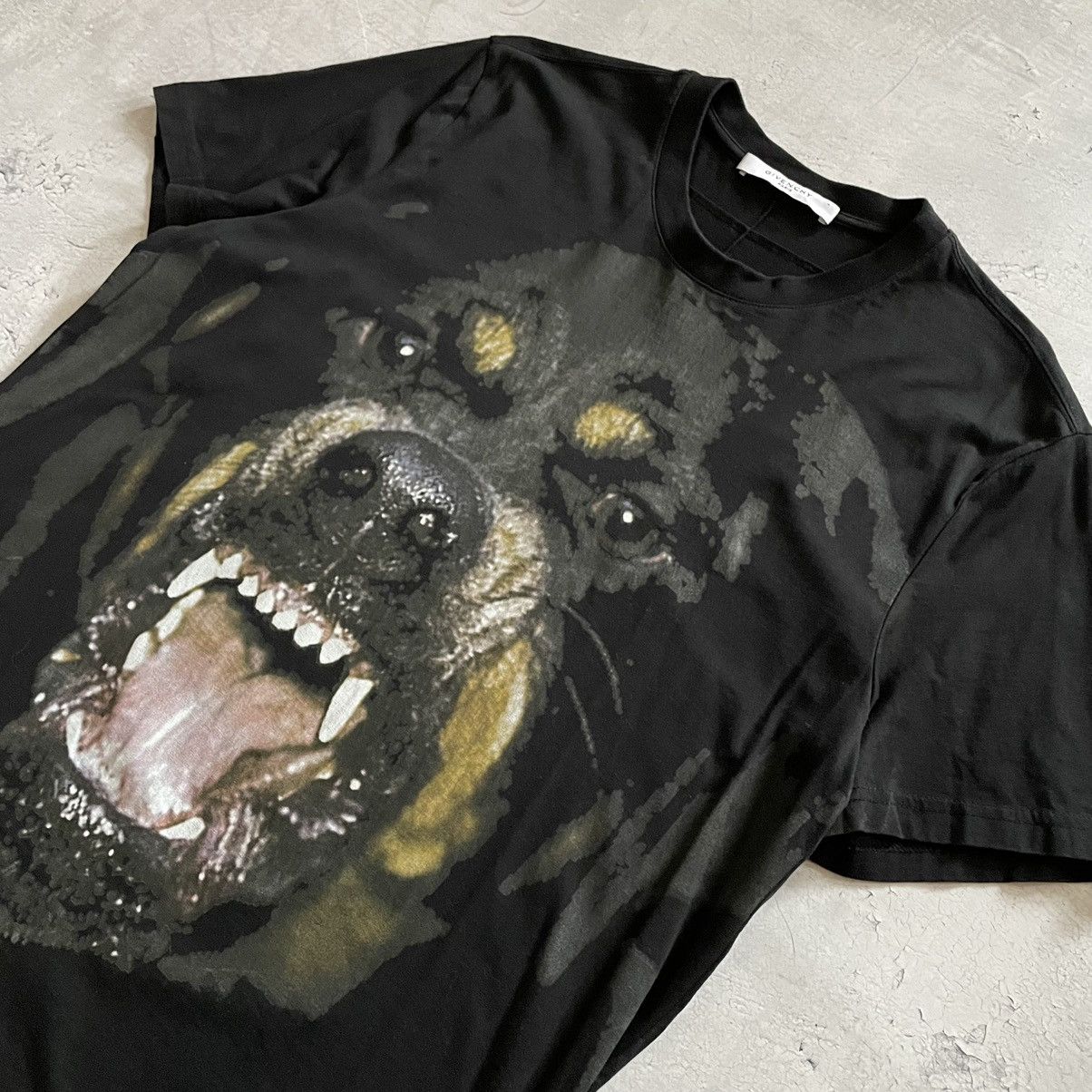 Givenchy GIVENCHY Iconic Rottweiler Dog Black Tee | Grailed