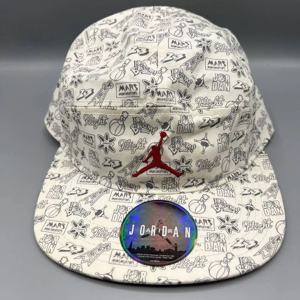 Jordan Brand Air Jordan 5 Panel Hat Men All Over Print Jumpman Strap ...