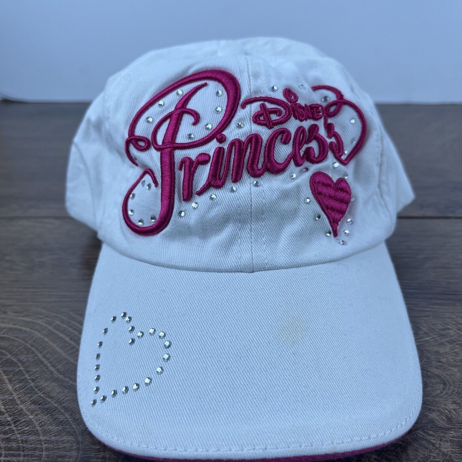Disney Disney Princess Hat White Cap Hat Adjustable Hat White Adult ...