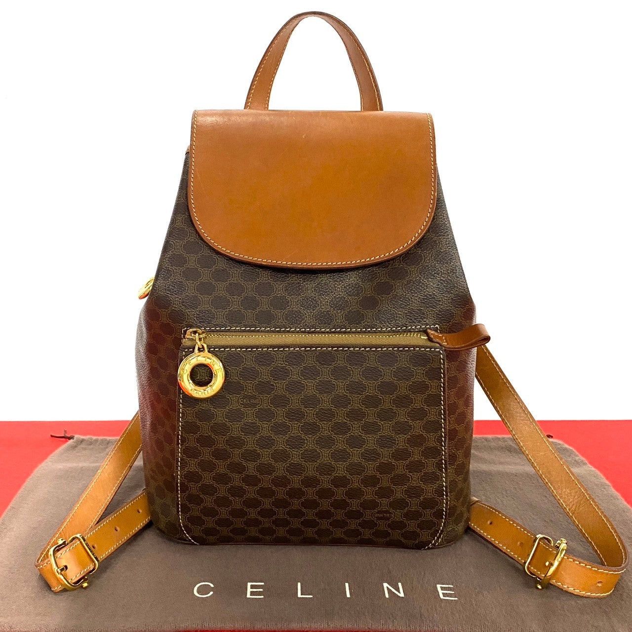 Celine Celine Backpack Brown Leather | Grailed
