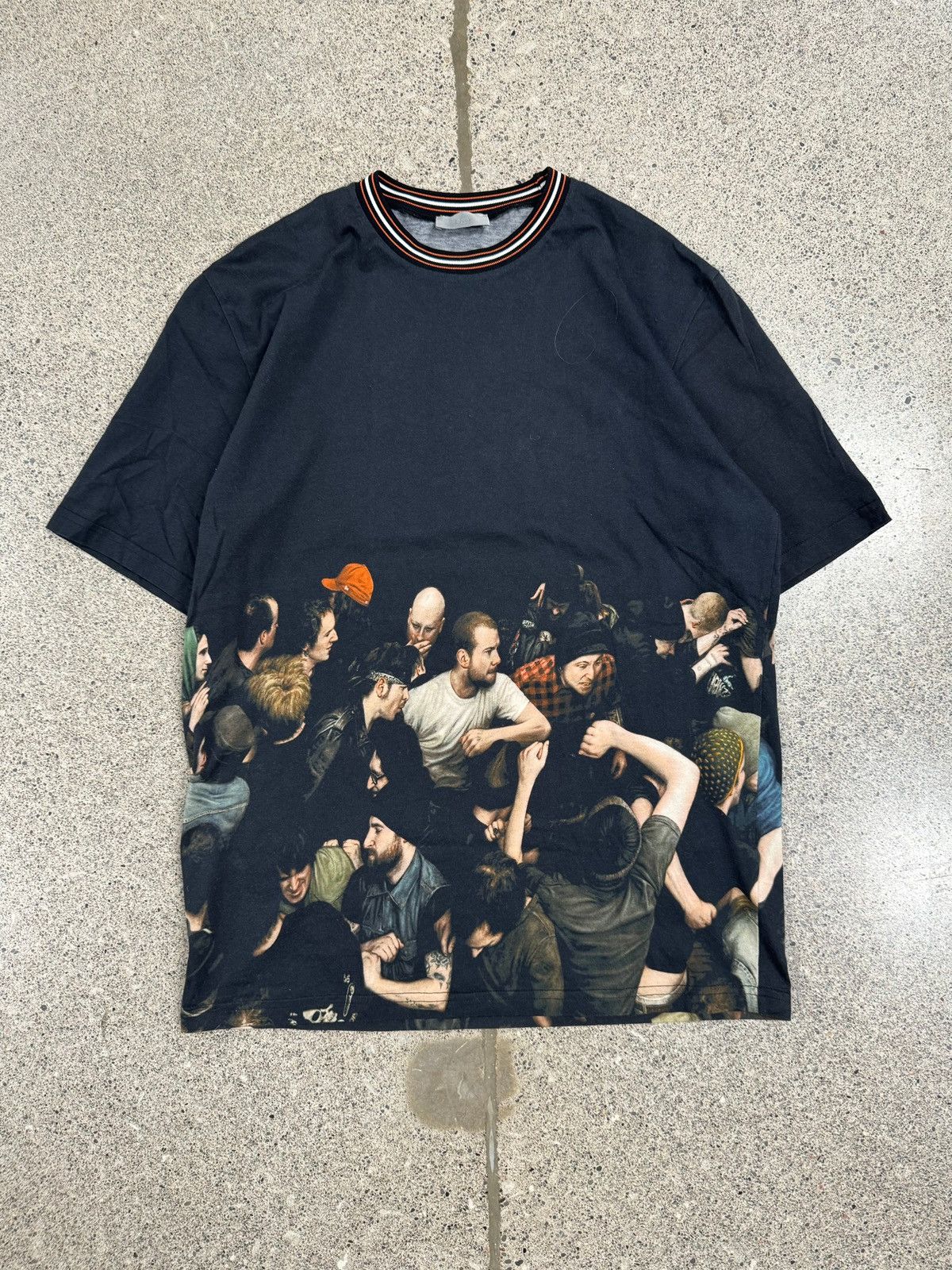 Dior AW2017 Dior Homme x Dan Witz ‘Moshpit’ Graphic T-Shirt | Grailed