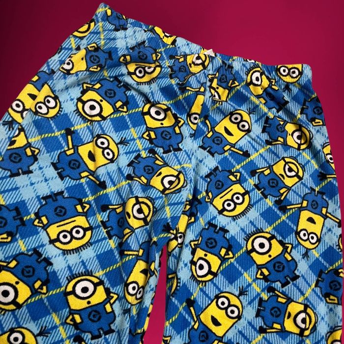 Meanswhile Fleece Despicable Me Minion Pajama Pant Bottoms | Grailed