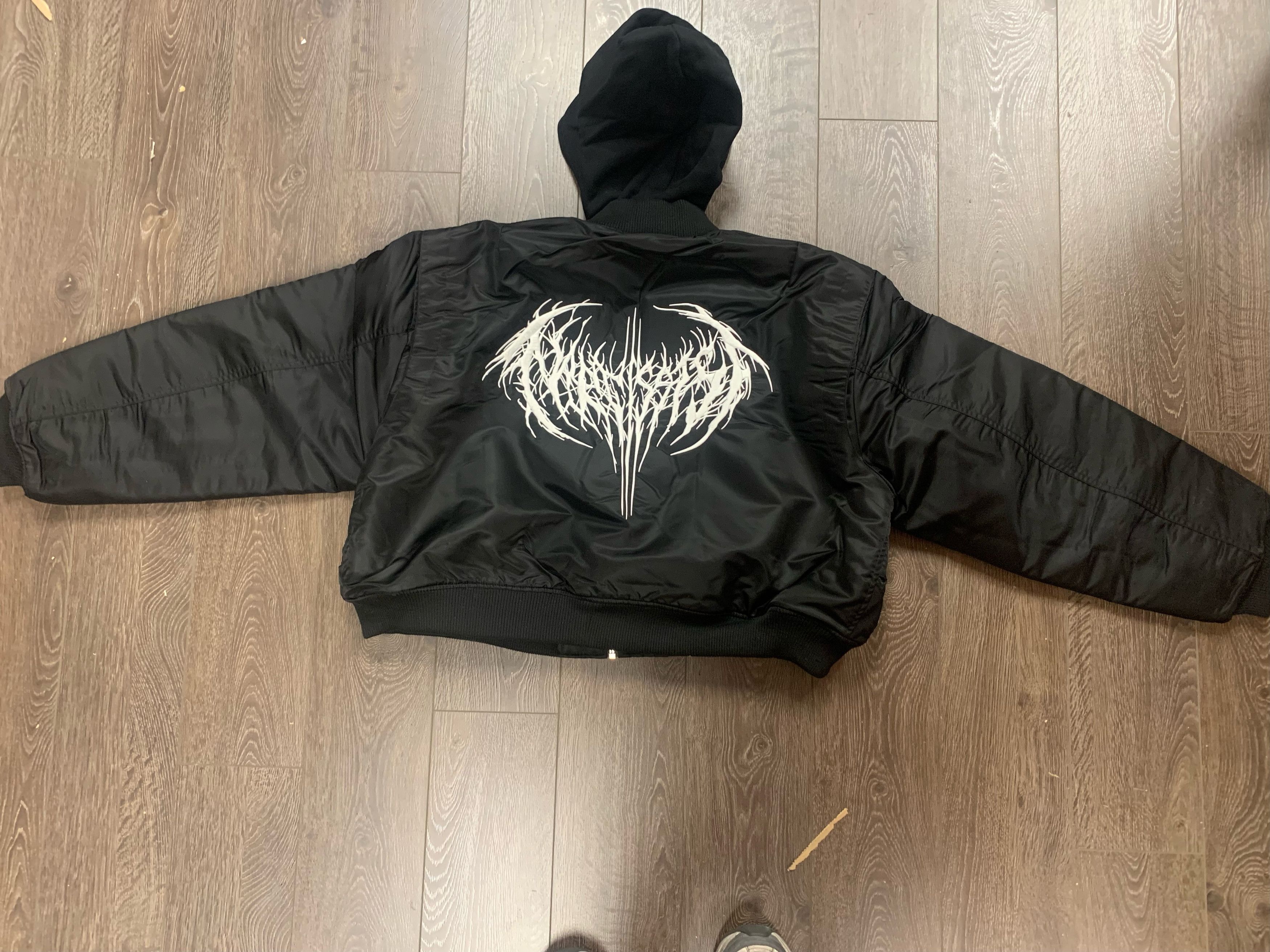 Playboi Carti OPIUM NARCISSIST CROPPED BOMBER JACKET | Grailed